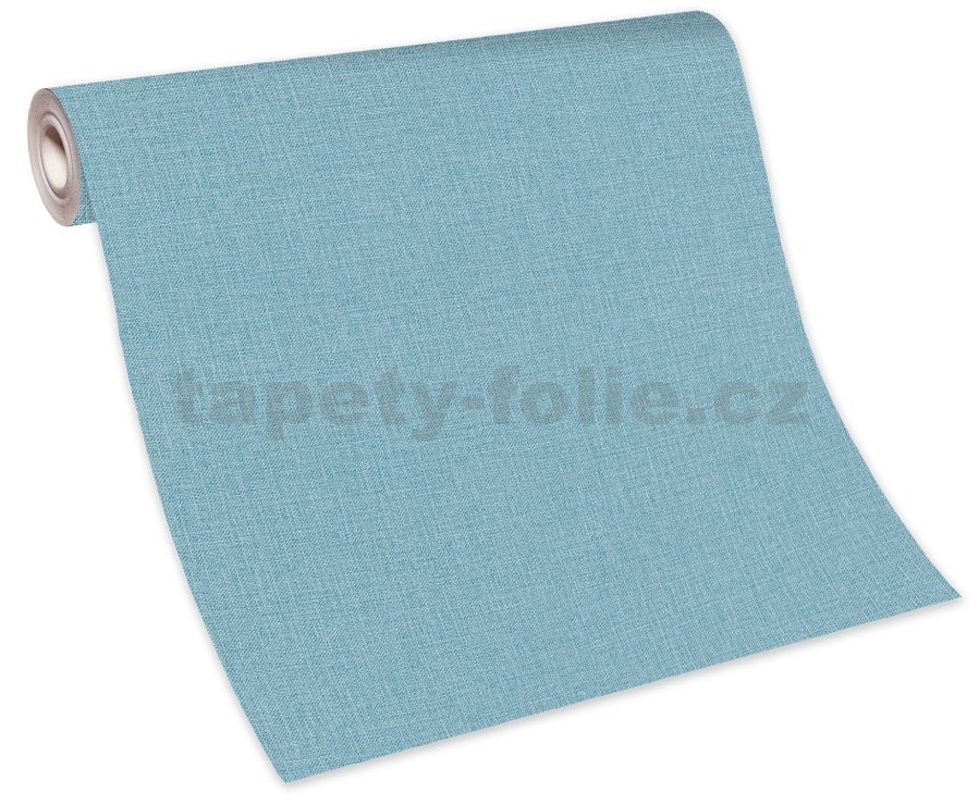 Vliesové tapety na zeď Natalia textilní struktura modrá | tapety-folie.cz